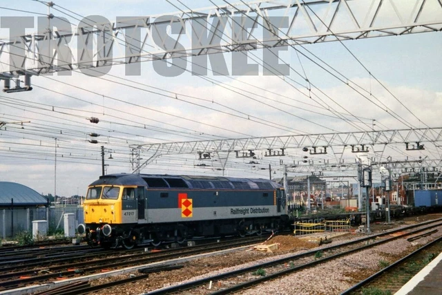 35MM SLIDE BR British Rail Diesel Loco Class 47 47217 Stratford 1994 Orig £4.98 - PicClick UK