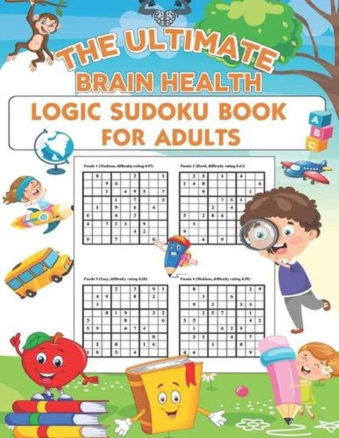 THE ULTIMATE BRAIN Health Logic Sudoku livre pour adultes : puzzle de ...