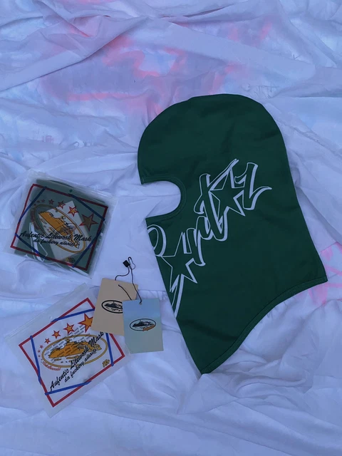 CORTEIZ WHITE GREEN BALLY Liteweight Ski Mask CRTZ RTW BALACLAVA £45.00 ...