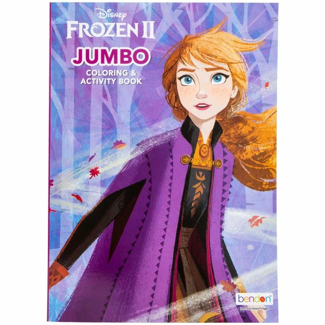 DISNEY FROZEN II Anna Jumbo Coloring And Activity Book 96 pages EUR 2 ...