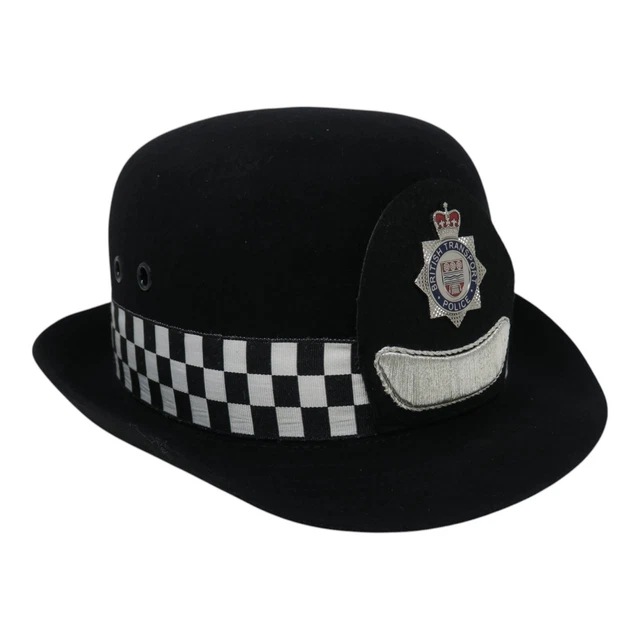 NEW BRITISH TRANSPORT Police Chief Superintendent Bowler Hat BTP Size ...