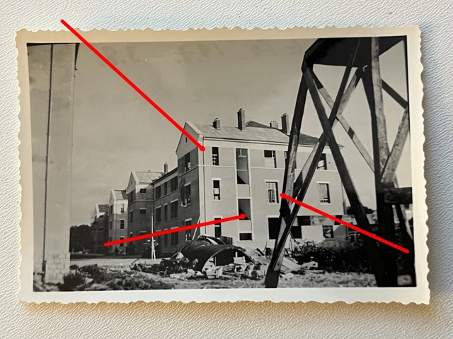 FOTO FRANKREICH, FRANZÖSISCHE Beute Kaserne in Vitry, unser Quartier ...