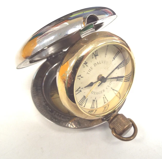 THE DALVEY VOYAGER Alarm Travel CLOCK Needing Battery Replacement - W19 ...