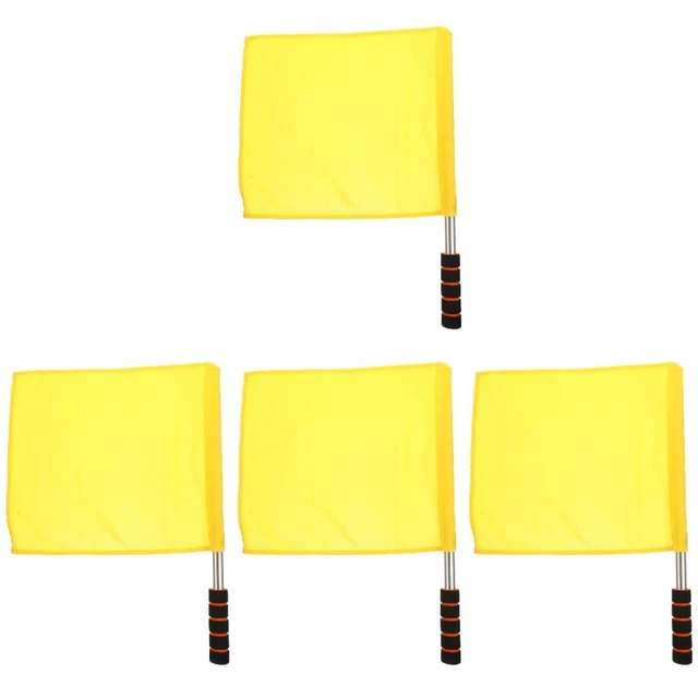 4 COUNT REFEREE Border Flag Track and Field Sports Training Fan £16.25 ...