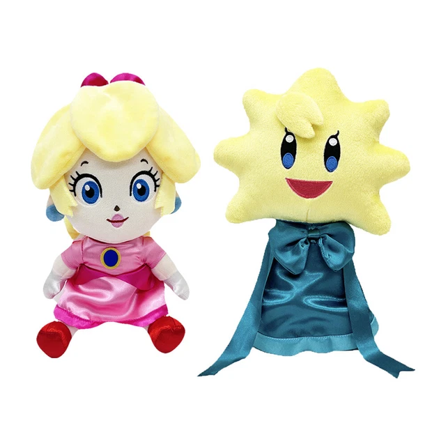 10& SUPER MARIO Bros Soft Plush Stella Princess Peach Stuffed Doll Toys ...