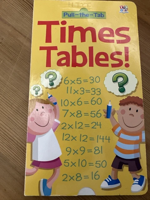 TIMES TABLES PULL The Tab £0.50 - PicClick UK