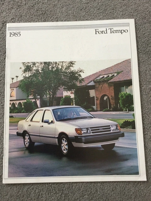 FORD TEMPO ORIG 1985 USA Mkt Sales Brochure in Good condition £7.79 ...