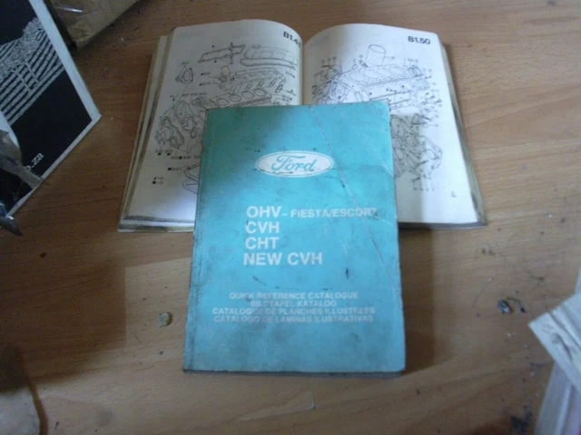 CATALOGUE PIÈCES DÉTACHÉES Ford moteurs OHV CVH CVT Escort Fiesta ...