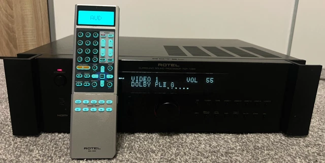 ROTEL RSP-1069 SURROUND Sound Processor Preamp Hdmi Hdcd Remote Black ...
