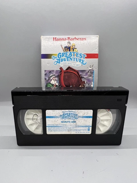 GREATEST ADVENTURE STORIES From The Bible Noah’s Ark Hanna-Barbera VHS ...
