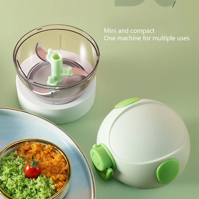 (GREEN)MANUAL GARLIC CHOPPER Multifunctional Mini Hand Pull String ... (GREEN)MANUAL GARLIC CHOPPER Multifunctional Mini Hand Pull String ...