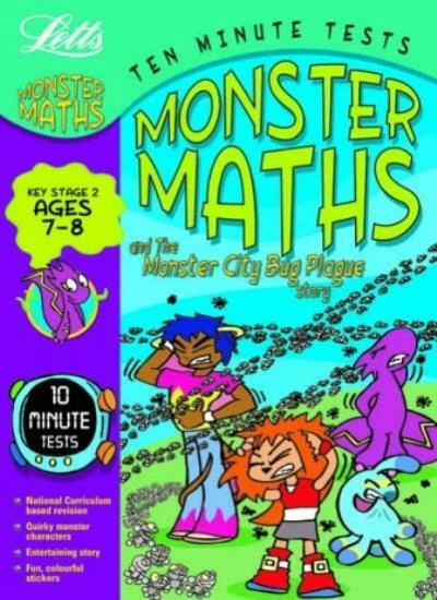 TEN MINUTE MONSTER Tests Maths 7-8: Ages 7-8,Lynn Huggins-Cooper EUR 3 ...