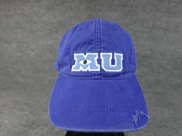 DISNEY PARKS MONSTERS University MU Hat Mike Sullivan Hook and Loop ...