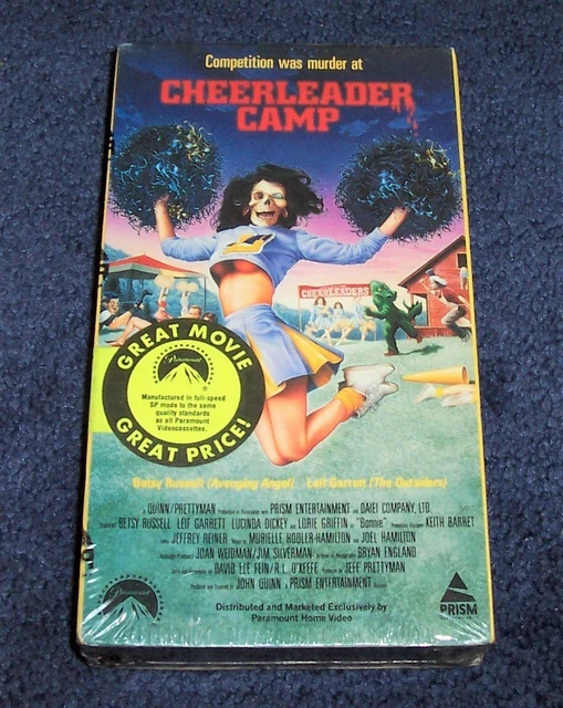 Cheerleader Camp Vhs Paramountprism Horror Orig 1990 Factory Sealed New Rare Eur 32419
