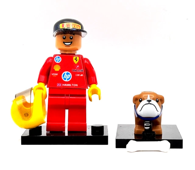 LEGO F1 FORMULA 1 Minifigure Lewis Hamilton with Roscoe The Dog - 2025 ...