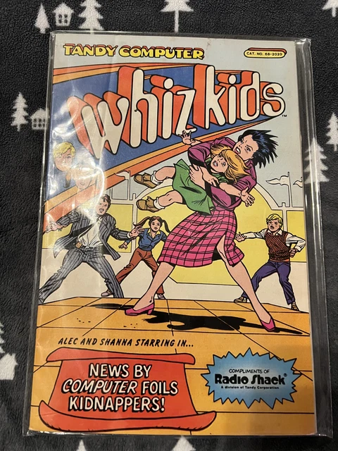 RARE VINTAGE RADIO Shack Tandy Computer Whiz Kids Comics Set of 2 $14. ...