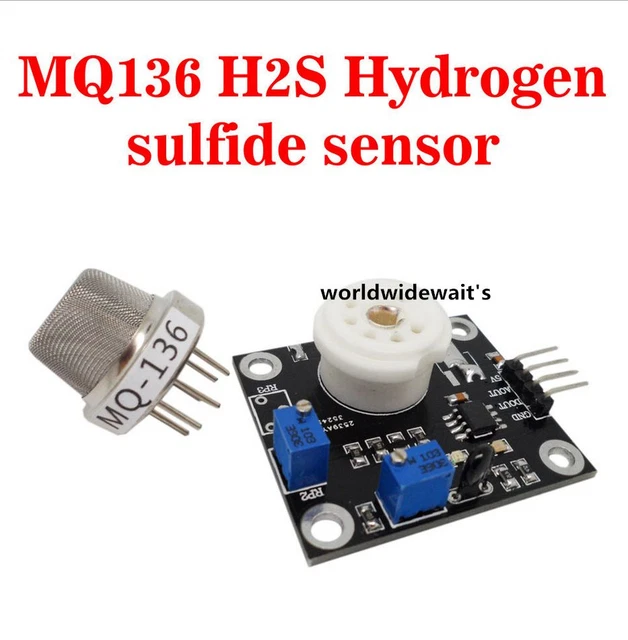 NEW MQ136 DC 5V H2S Hydrogen Sulfide Gas Sensor Module Qualitative ...