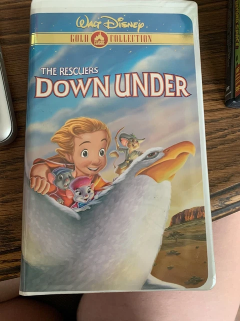 THE RESCUERS DOWN Under (VHS, 2000, Gold Collection Edition) 19853 £3. ...