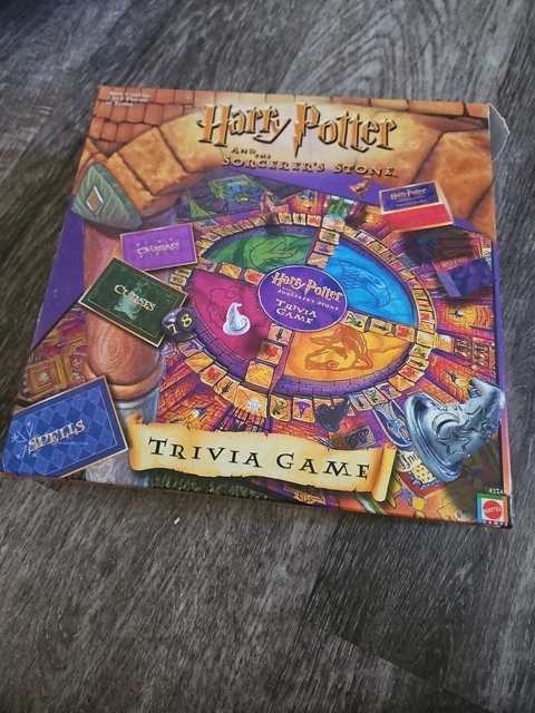 HARRY POTTER AND The Sorcerers Stone Trivia Board Game Complete 2000 ...