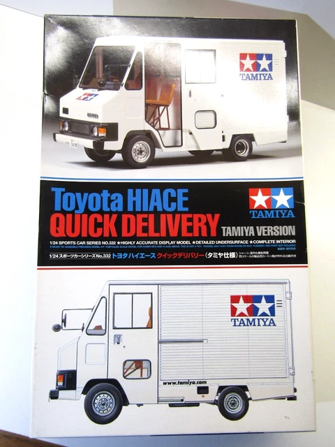 TAMIYA 1:24 SCALE Toyota Hiace Quick Delivery Tamiya Version Model Kit ...