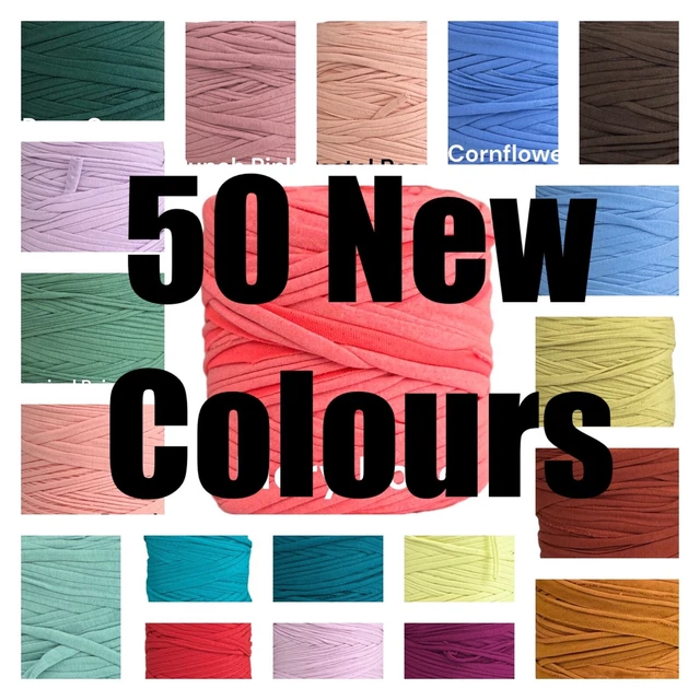 ECO FRIENDLY BIG Chunky Spaghetti T-Shirt Yarn Recycled-Crochet,Macrame ...