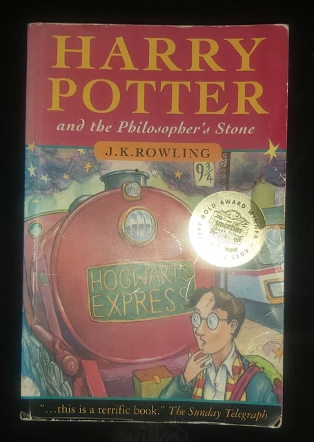 FIRST EDITION HARRY POTTER PHILOSOPHERS STONE Rowling RARE 9th PB ERROR ...