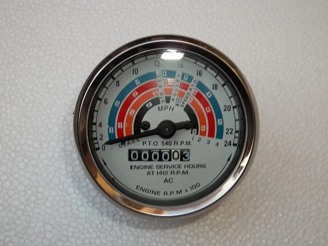 FORDSON MAJOR TRACTOR Clock Wise Tachometer E1Addn17360A £33.64 ...