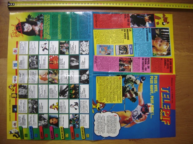 TÉLÉPIF POSTER LE nouveau Pif Centerfold JULIEN CLERC EUR 5,00 ...