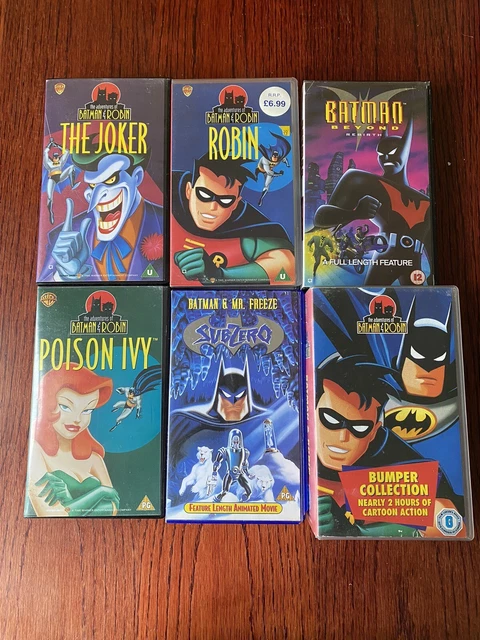 BATMAN AND ROBIN VHS Bundle. Including Poison Ivy, The Joker, Sub Zero ...