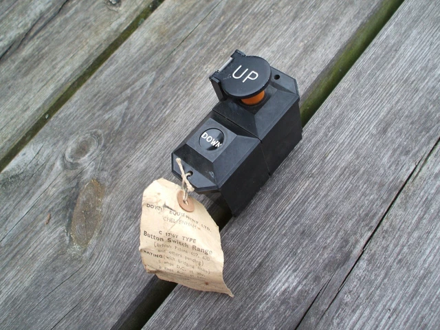 VINTAGE 1940'S-50'S DOWTY RAF/NAVY Fighter Aircraft U/carriage Selector ...