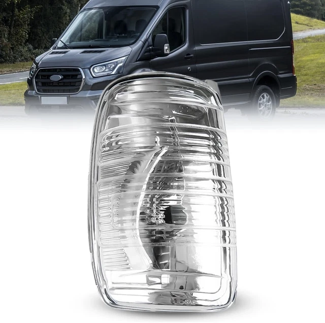 WING MIRROR INDICATOR Lens Clear Left Side Passenger For Ford Transit ...
