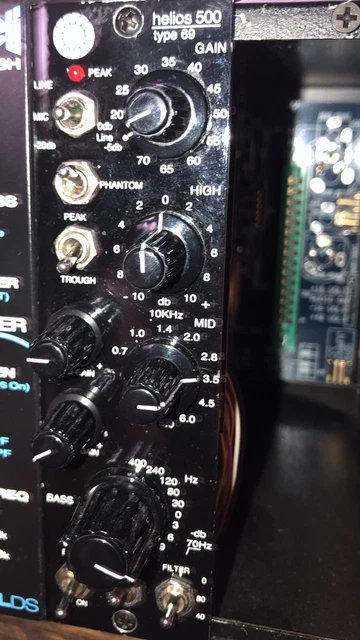 HELIOS TIPO 69-500 Microfono Pre Amplificatore/Modulo EQ 500 Serie API ...