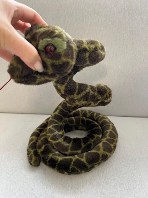 RARE VINTAGE PLUSH Snake Anna Club Soft Toy WWF 1986 Furry Leopard £29. ...