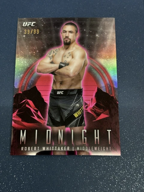 2024 TOPPS MIDNIGHT UFC Twilight Parallel Robert Whittaker/99 EUR 5,06 ...