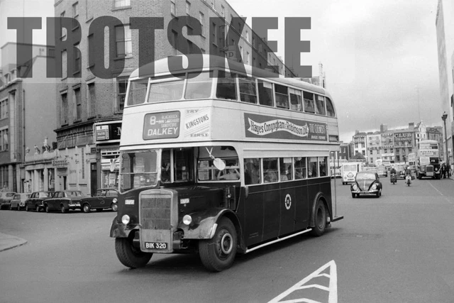 35MM NEGATIVE CIE Coras Iompair Eireann Double Decker Bus BIK320 c1967 ...