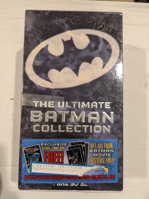 THE ULTIMATE BATMAN Collection (VHS, 1997, Boxed Set) £44.81 - PicClick UK