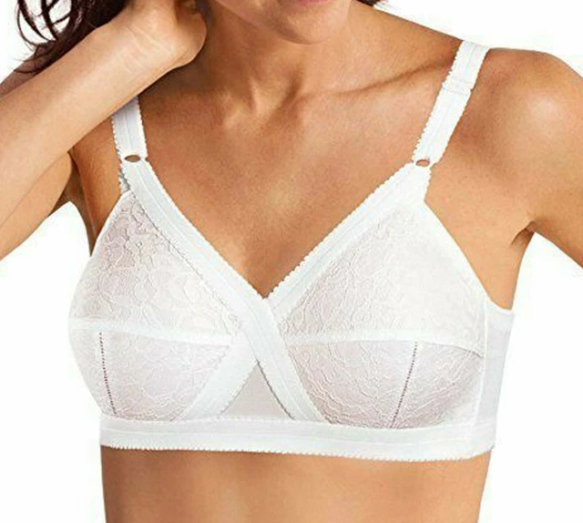 Playtex Cross Your Heart P0556 Classic Non Wired Soft Cup Lace Bra