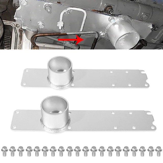 ALUMINUM PLENUM INTAKE Manifold With Bolts Kit For 99.5-03 Ford ...