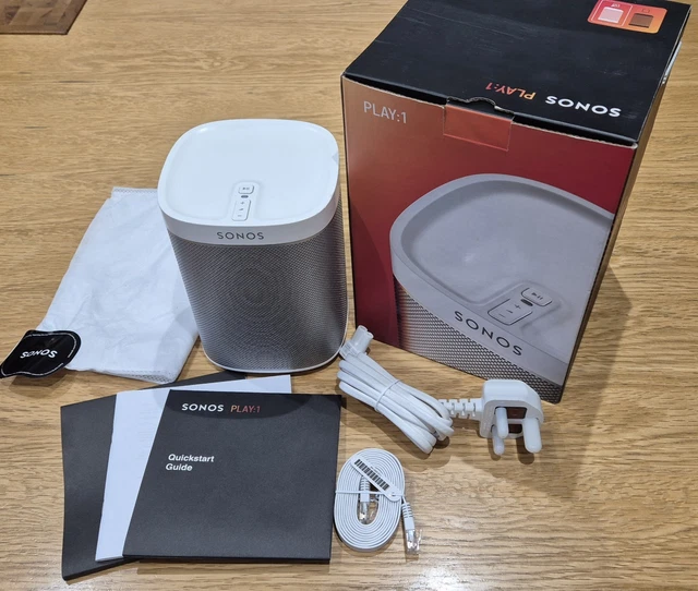 SONOS PLAY 1 Smart Wireless Speaker - White £103.64 - PicClick UK