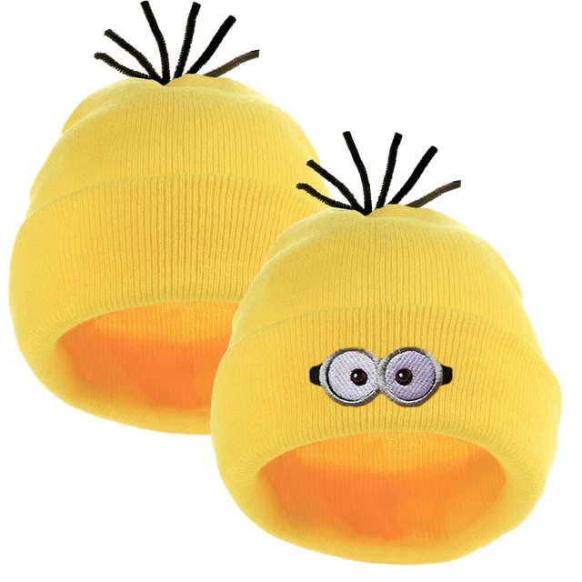 DESPICABLE ME KEVIN Knitted Ribbed Beanie Hat Women Men Cosplay Winter ...