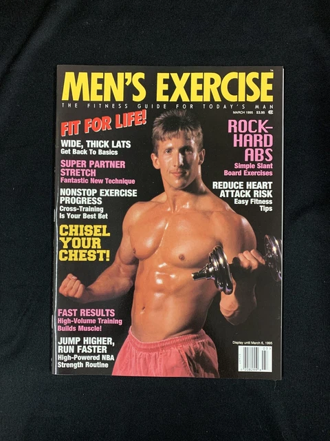 VINTAGE MEN'S EXERCISE Magazine March 1995 ~ Paul Capua £14.71 ...