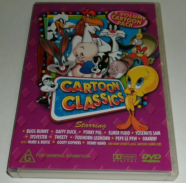 CARTOON CLASSICS 12 Volume Set -DVD - 4 Disc Set - All Regions $17.60 ...