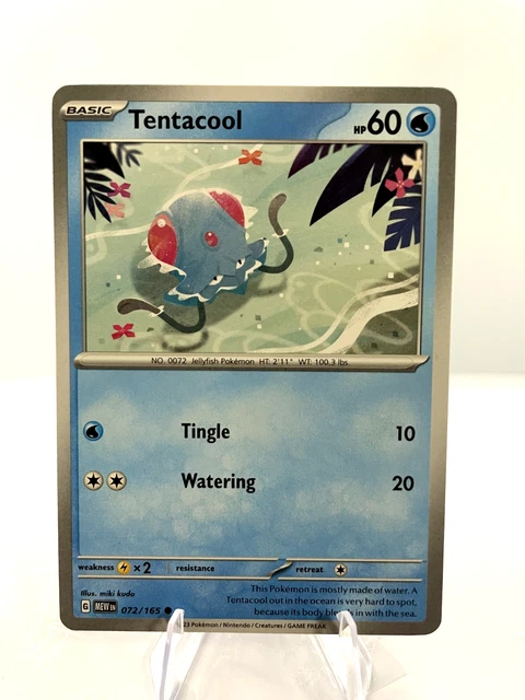 TENTACOOL 072/165 COMMON NM Scarlet & Violet 151 Pokémon TCG $1.00 - PicClick AU