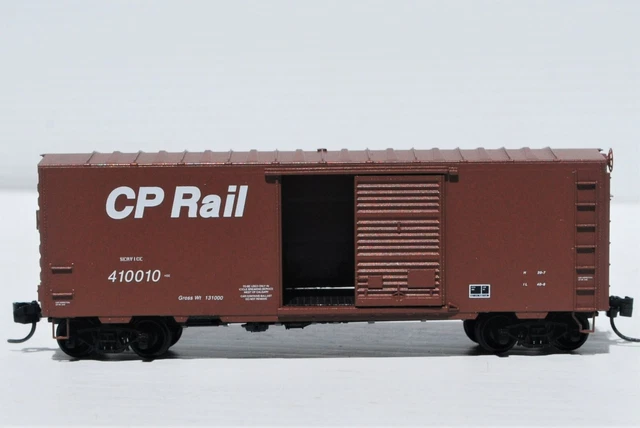 CP RAIL. N Scale. 40' Box Car/Ice Breaker/Clearance Car. Road # 410010 ...