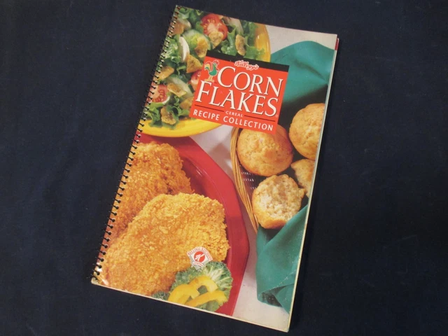 VINTAGE KELLOGG'S CORN Flakes Cereal Recipe Collection Book Cooking ...