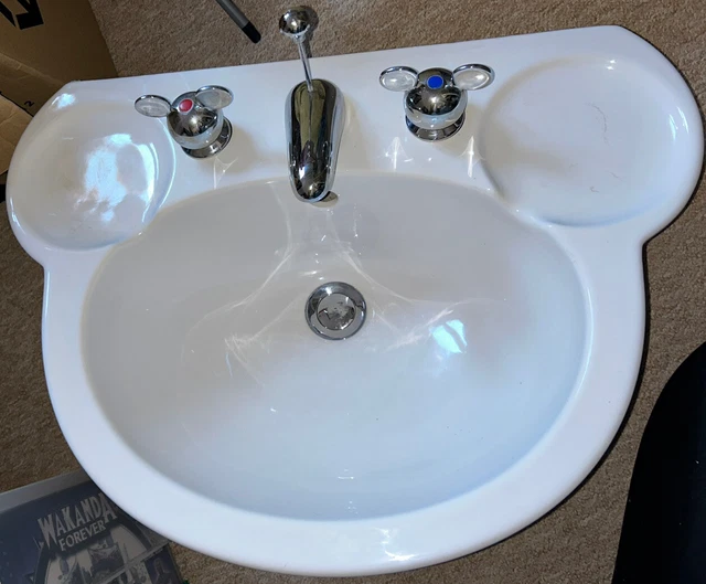ARMITAGE SHANKS DISNEY Mickey Mouse Basin And Taps LIMITED EDITION £516 ...