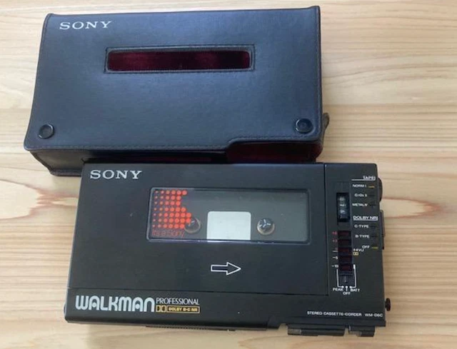 SONY WALKMAN PROFESSIONAL WM-D6C Portable Cassette Player with case/box ...