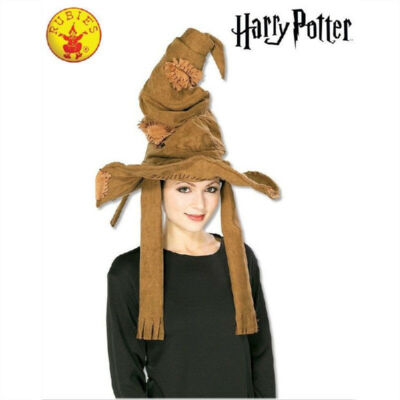 HARRY POTTER HOGWARTS Wizard Sorting Hat Brown Costume Accessory ...