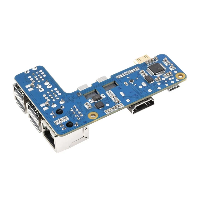 FOR RASPBERRY PI Zero 2W Expansion Board Multi-USB Interface Ethernet ...