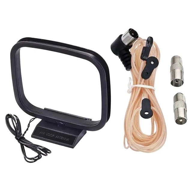 DUAL BAND FM Dipole Antenna AM Loop for Enhanced Indoor Audio Reception ...